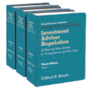 Treatise Update: Investment Adviser Regulation (Third Edition) | PLI ...